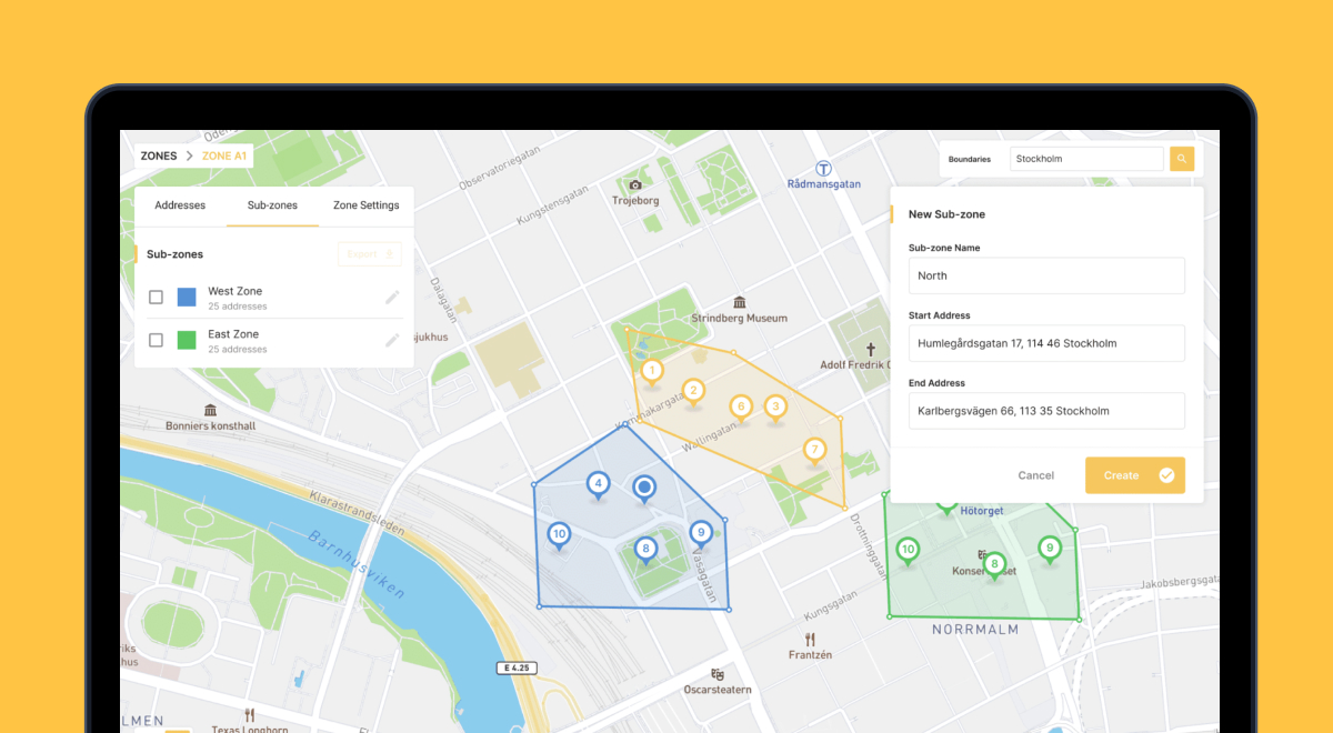 Sotargruppen builds with Mapbox Geocoding API